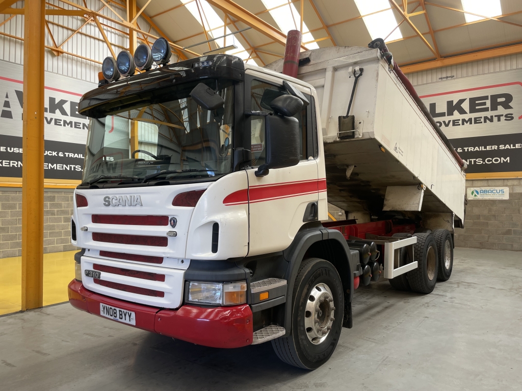 SCANIA P410 8X4 *EURO 6* STEEL TIPPER - 2016 - KX16 ZYD - Walker Movements