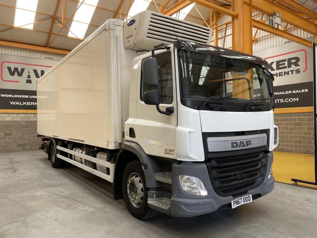 DAF CF260 *EURO 6*, 4X2 18 TONNE FRIDGE/FREEZER – 2017 – PN67 OOD - Walker Movements