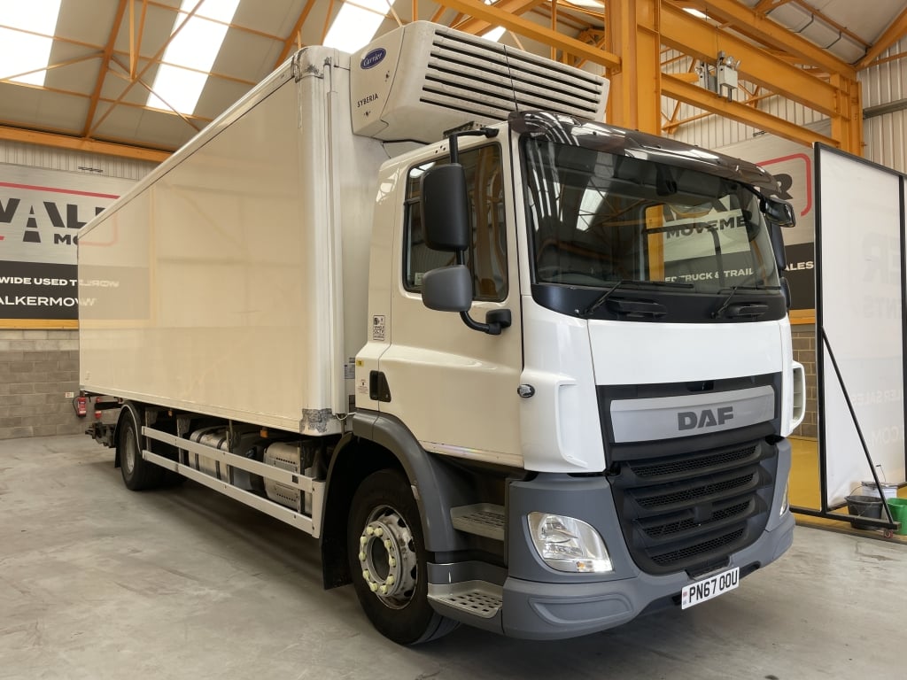 DAF CF260 *EURO 6*, 4X2 18 TONNE FRIDGE/FREEZER – 2017 – PN67 OOU - Walker Movements
