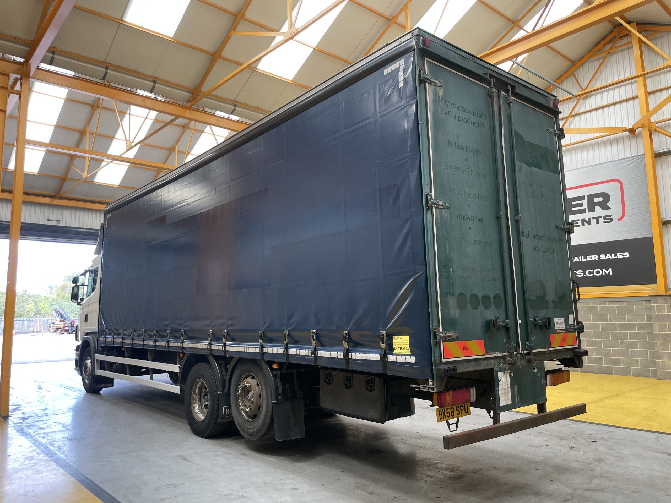 SCANIA G310 6X2 CURTAINSIDER 2008 BX58 SPU Walker Movements SCANIA G310 6X2 CURTAINSIDER 2008 BX58 SPU Walker Movements
