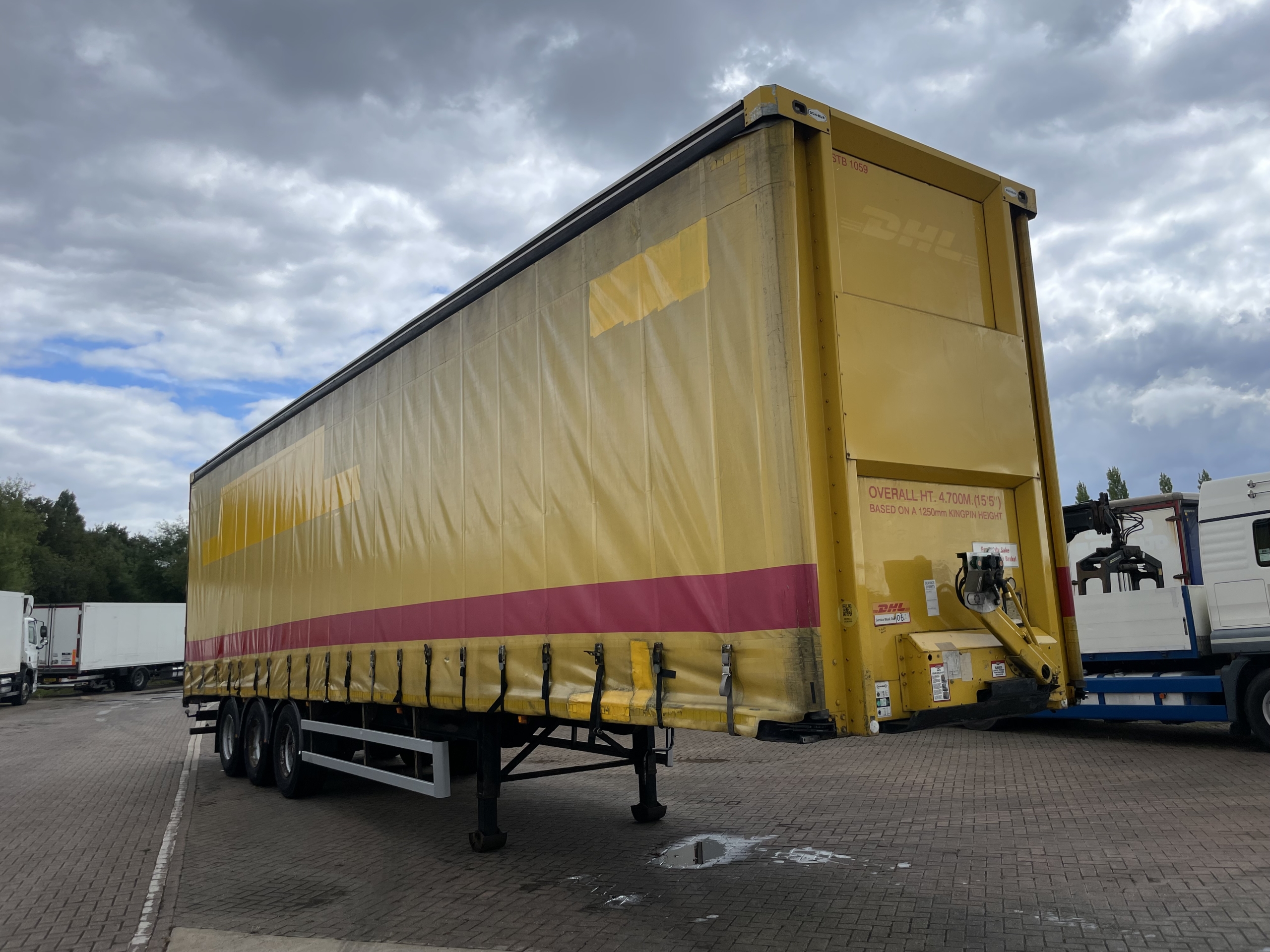 DON BUR 45FT CURTAINSIDER TRAILER – 2014 - C370511 - Walker Movements