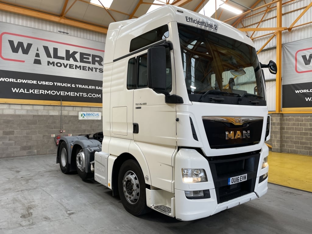MAN TGX 26.480 *EURO 6* XXL 6X2 TRACTOR UNIT – 2016 – OU16 EVW - Walker ...