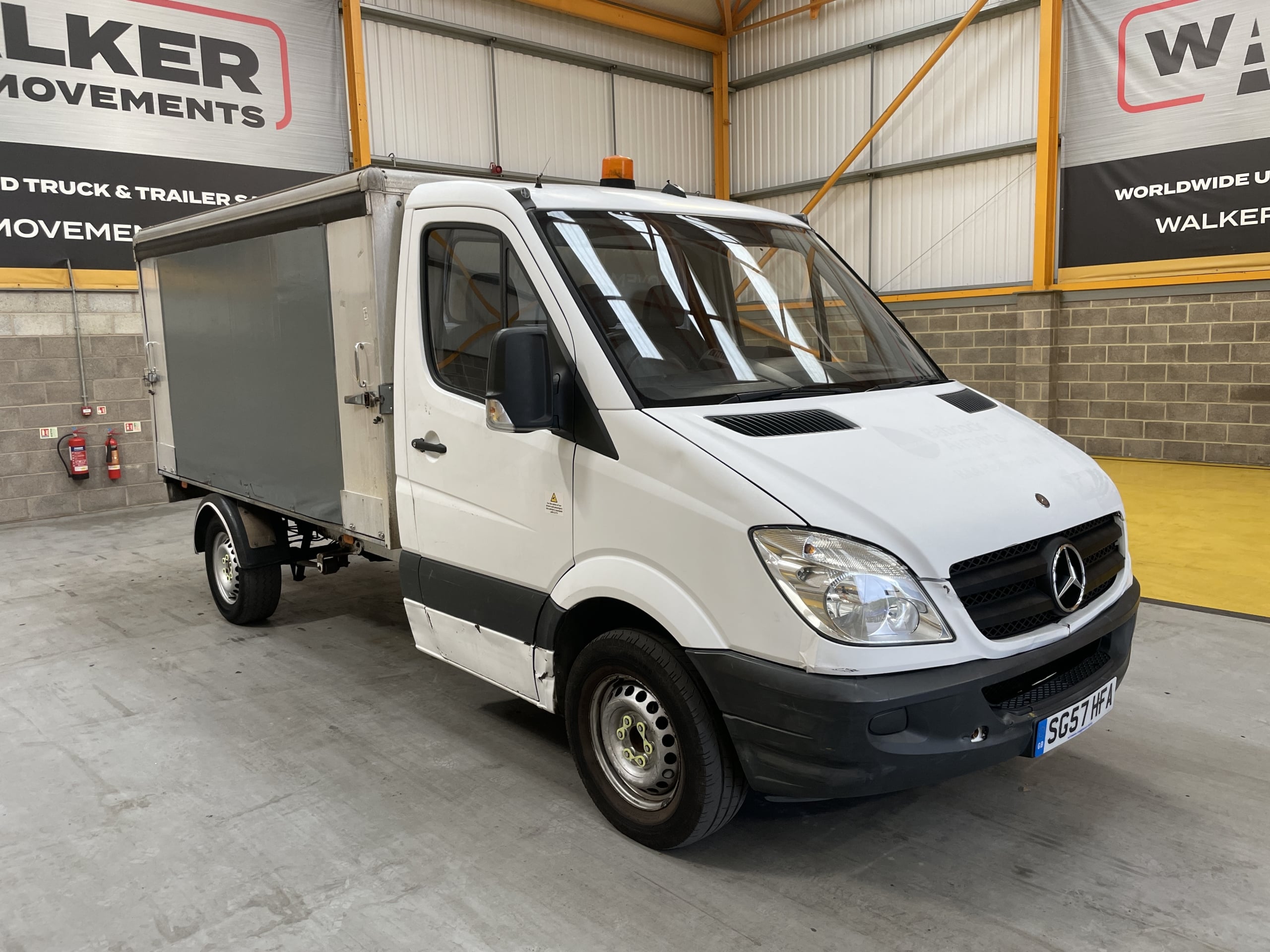 MERCEDES BENZ SPRINTER 311 CDI 3.5 TONNE, EURO 4 CURTAINSIDER - 2007 ...