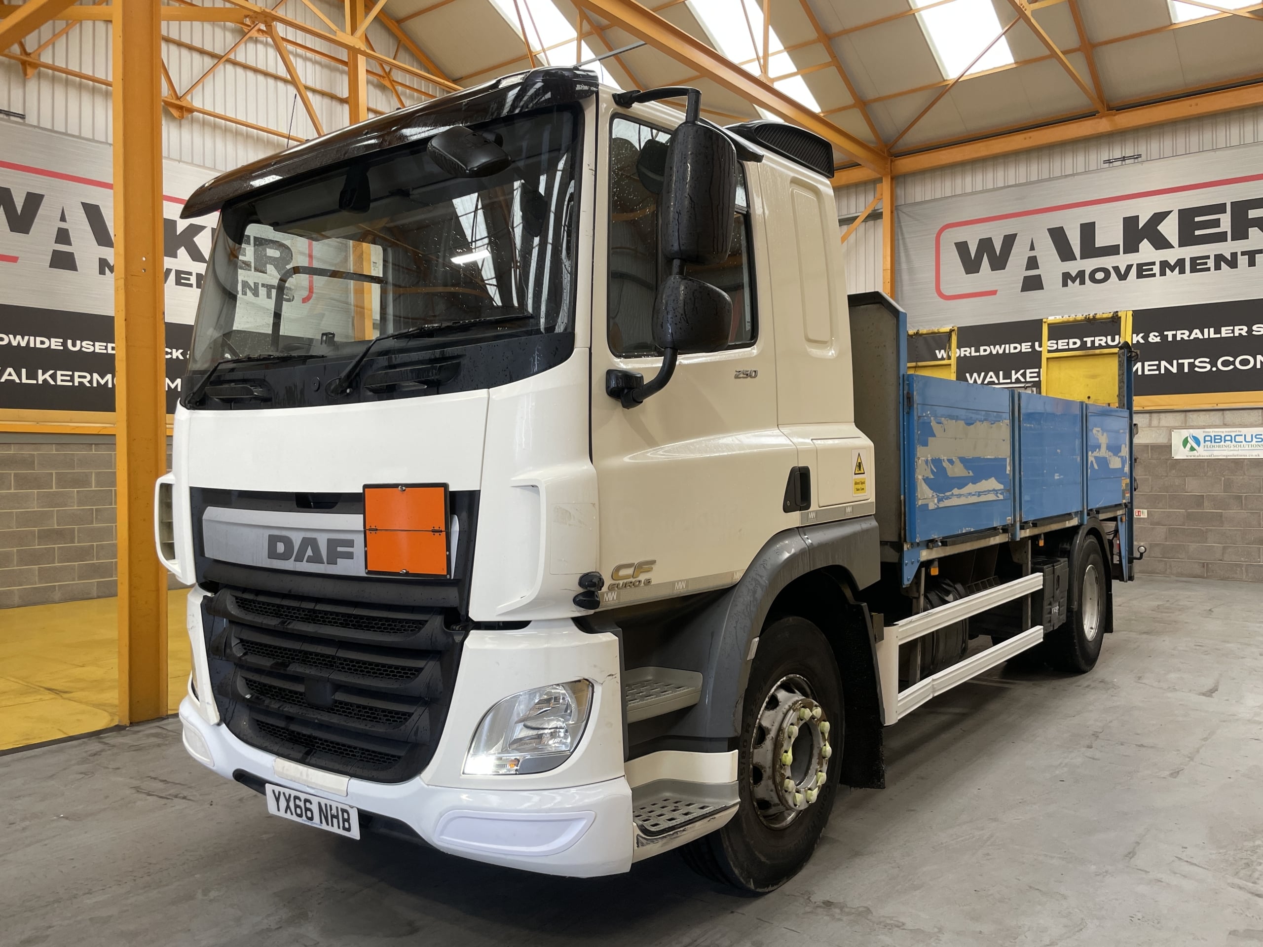DAF CF250 *EURO 6*, 4X2 DROPSIDE FLATBED – 2016 – YX66 NHB - Walker Movements