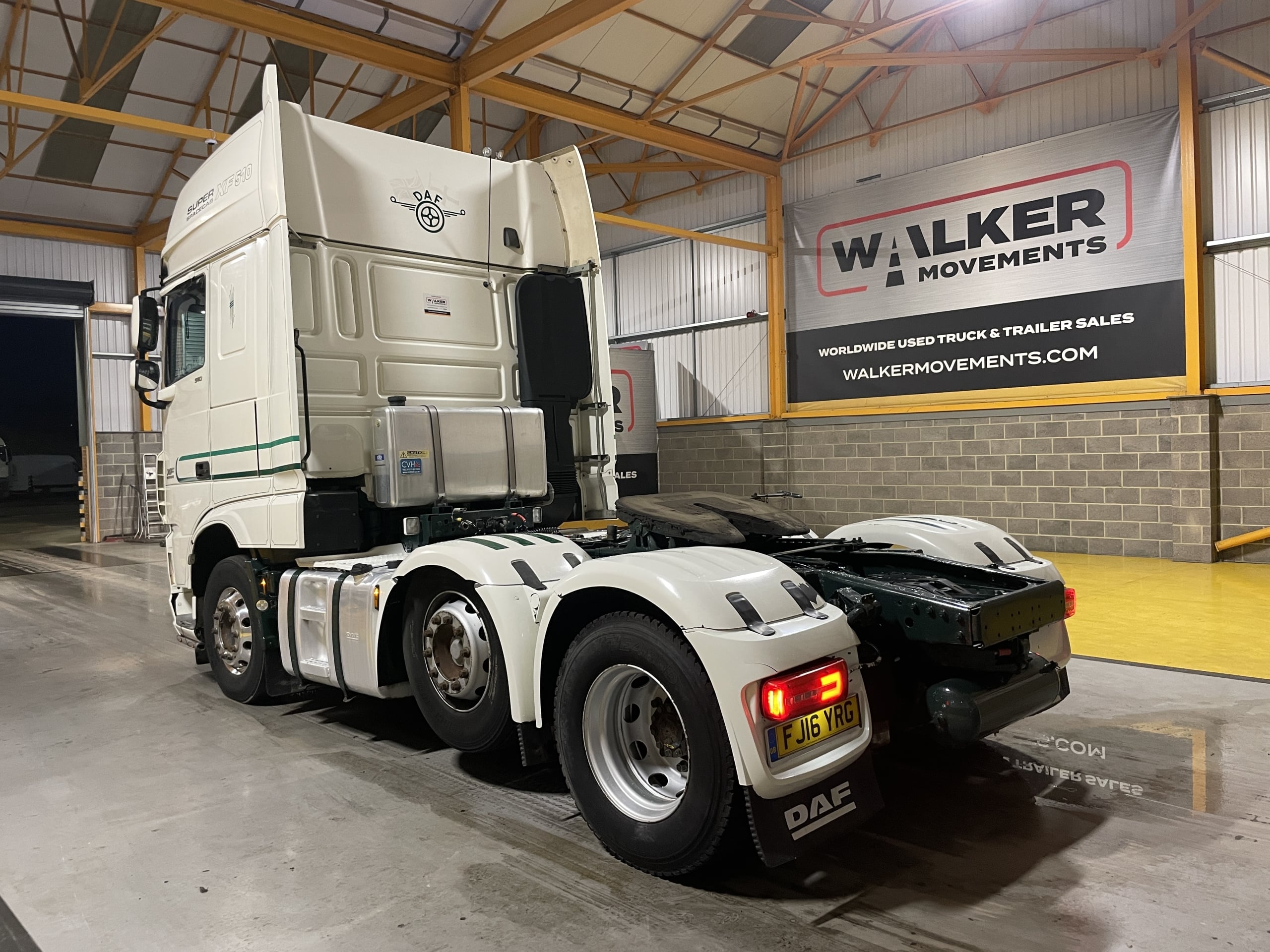 DAF XF 510 SUPER SPACE CAB *EURO 6* 6X2 TRACTOR UNIT - 2016 - FJ16 YRG ...